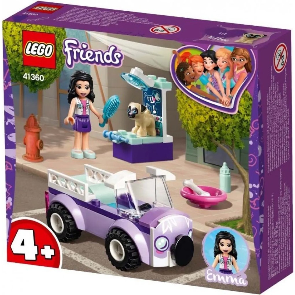 Lego stavebnice lego friends 41360 emma a mobilní veterinární klinika