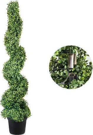 Umělé topiary Zimostrázové stromy, 1,2 m vysoké (2 kusy) Umělá topiová rostlina
