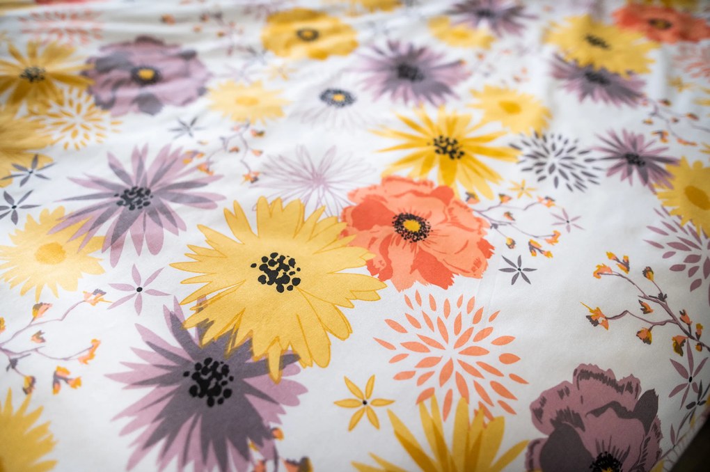 Jahu s.r.o. Povlečení bavlna - Daisy 140x200, 70x90, 40x40cm