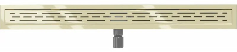 Mexen Flat M01 lineární odtok 80 cm, Zlatá - 1520080-15