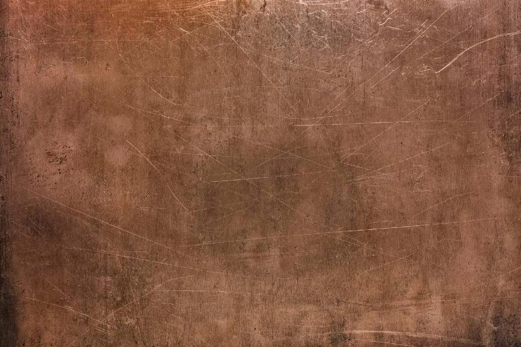DIMEX | Samolepicí vliesová fototapeta na zeď Měděné pozadí MA-5-2617 | 375 x 250 cm | měděná