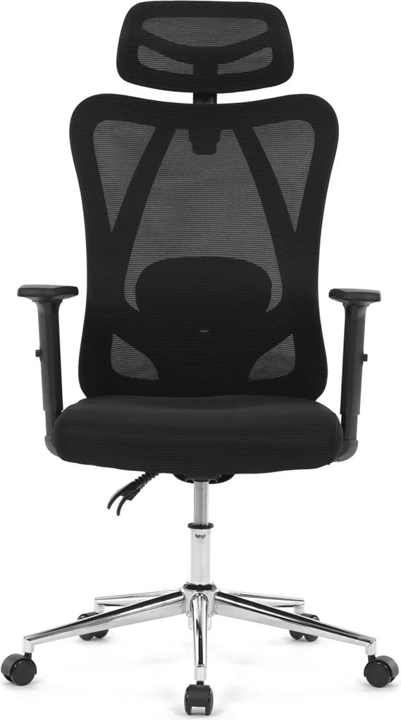 Ergonomická kancelářská židle FLEXIWORK - černá síťovina