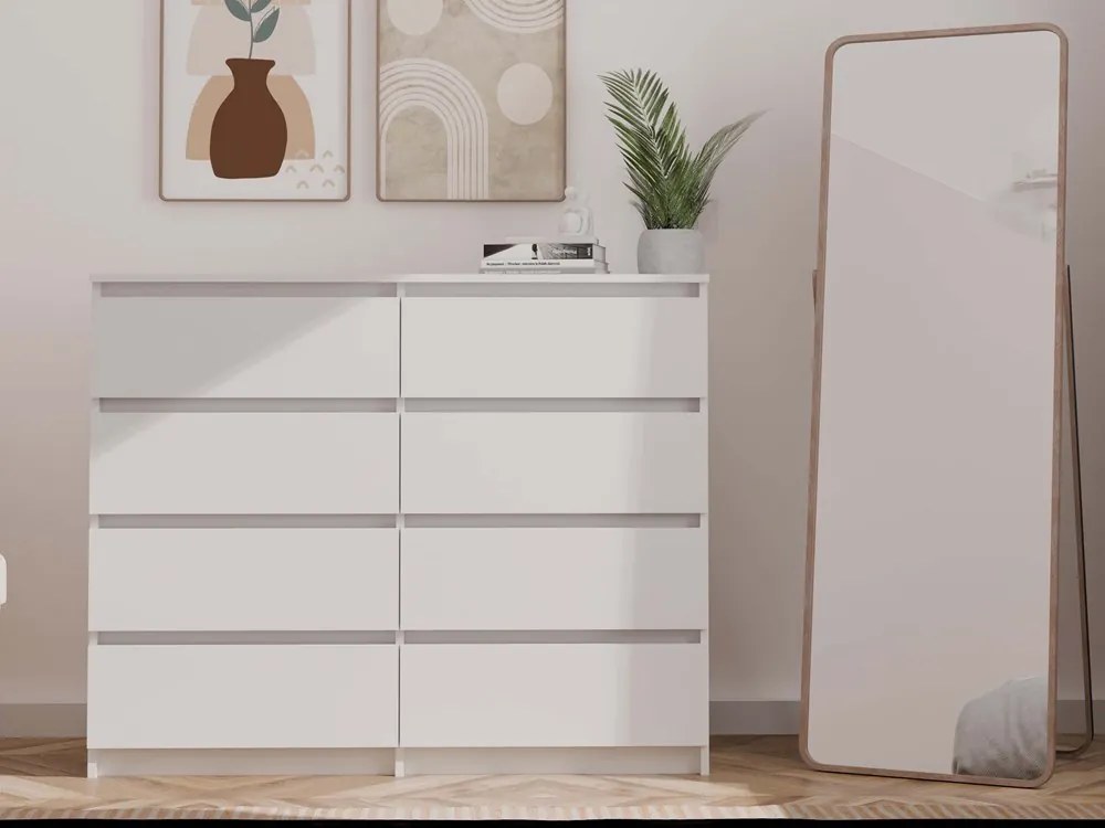 FALCO Komoda Malvína M8 120 bílá