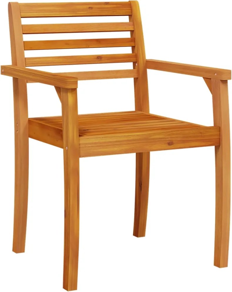 Zahradní židle 8 ks 59 x 55 x 85 cm masivní akáciové dřevo 3217204