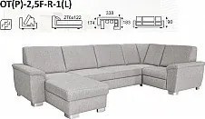 CZ Nábytkář - Kasvo Sedací souprava WAIKIKI OT-2.5F-R-1 (levá) | Varianta: Limba šedá koordinát doprodej