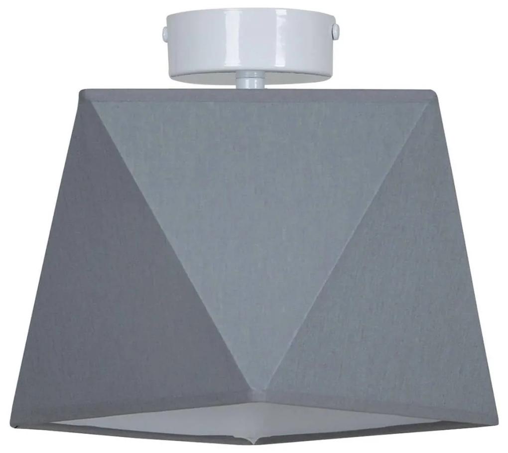 Stropní svítidlo DIAMOND, 1x textilní stínítko (výběr ze 4 barev), (výběr ze 2 barev konstrukce)