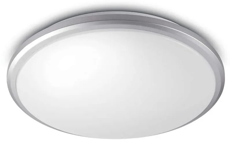 LED Koupelnové stropní svítidlo Philips Guppy 34346/87/P0 šedá 2700K 29cm