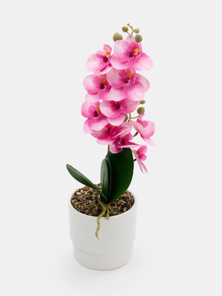 Sinsay - Umělá okrasná orchidej v květináči - růžová