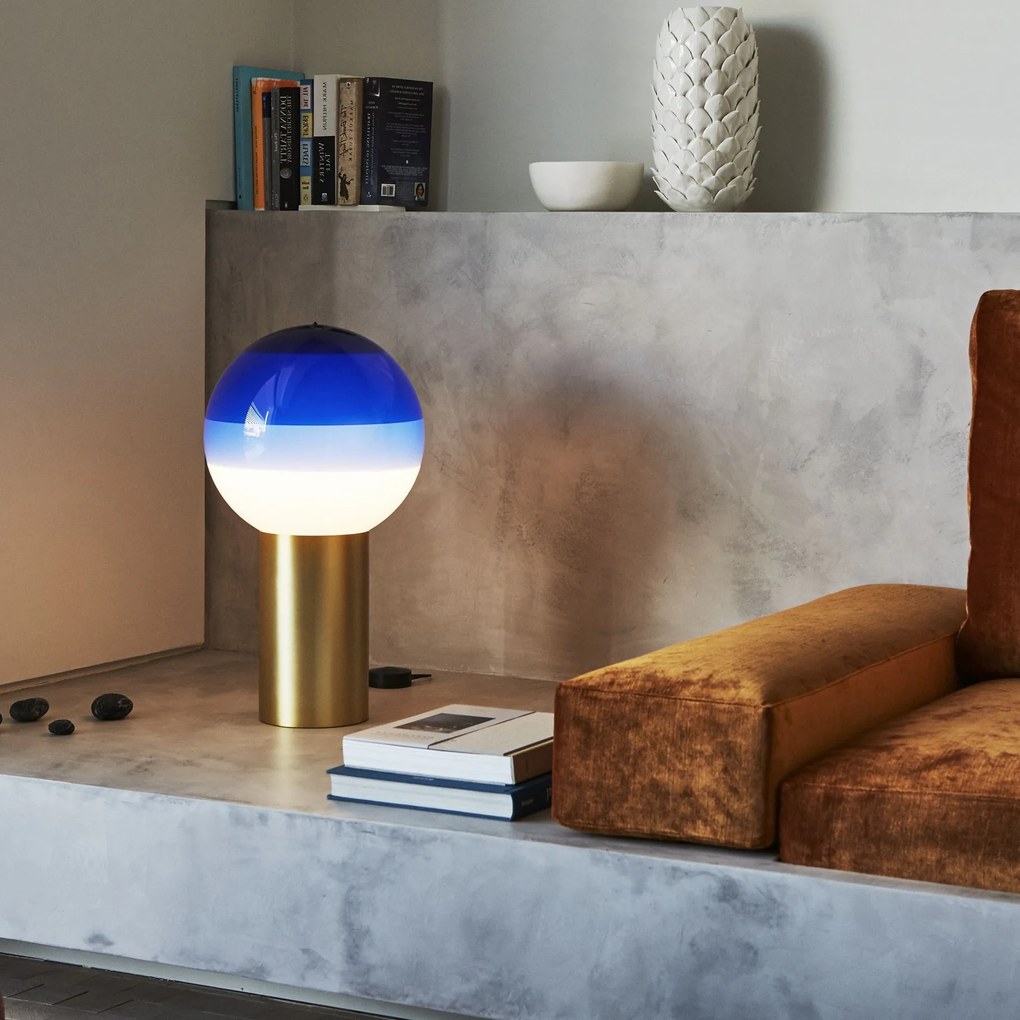 Marset A691-008 Dipping Light M, stolní lampička s modrými tóny, 10,7W LED 2700K, dotykový stmívač, výška 54cm