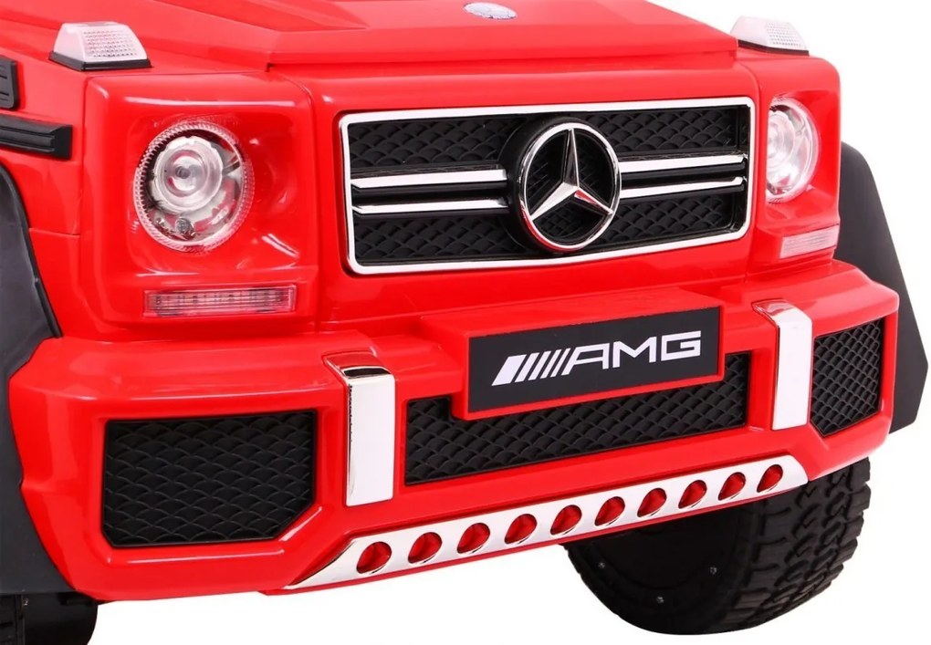 Dětské elektrické auto Mercedes G63 6x6 Červené