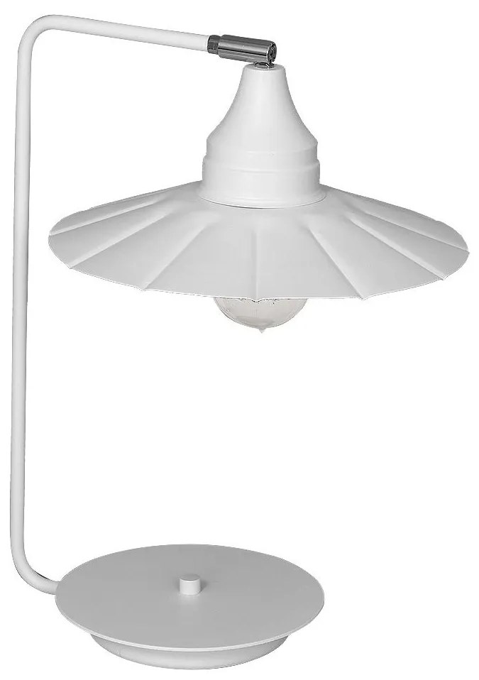 Luminex Stolní lampa BOYD 1xE27/60W bílá LU1352