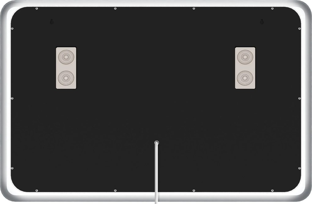 Koupelnové zrcadlo Jericho 70x100 s Bluetooth – čiré sklo