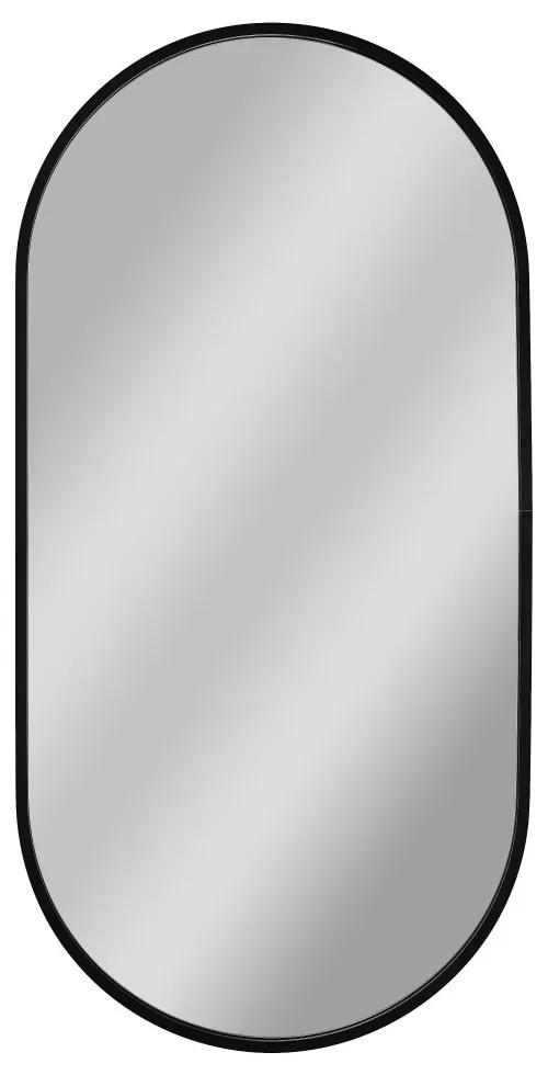 Olsen Spa Zrcadlo bez osvětlení BRANDIS BLACK Rozměr A - 50 cm, Rozměr C - 100 cm OLNZBRA5010B