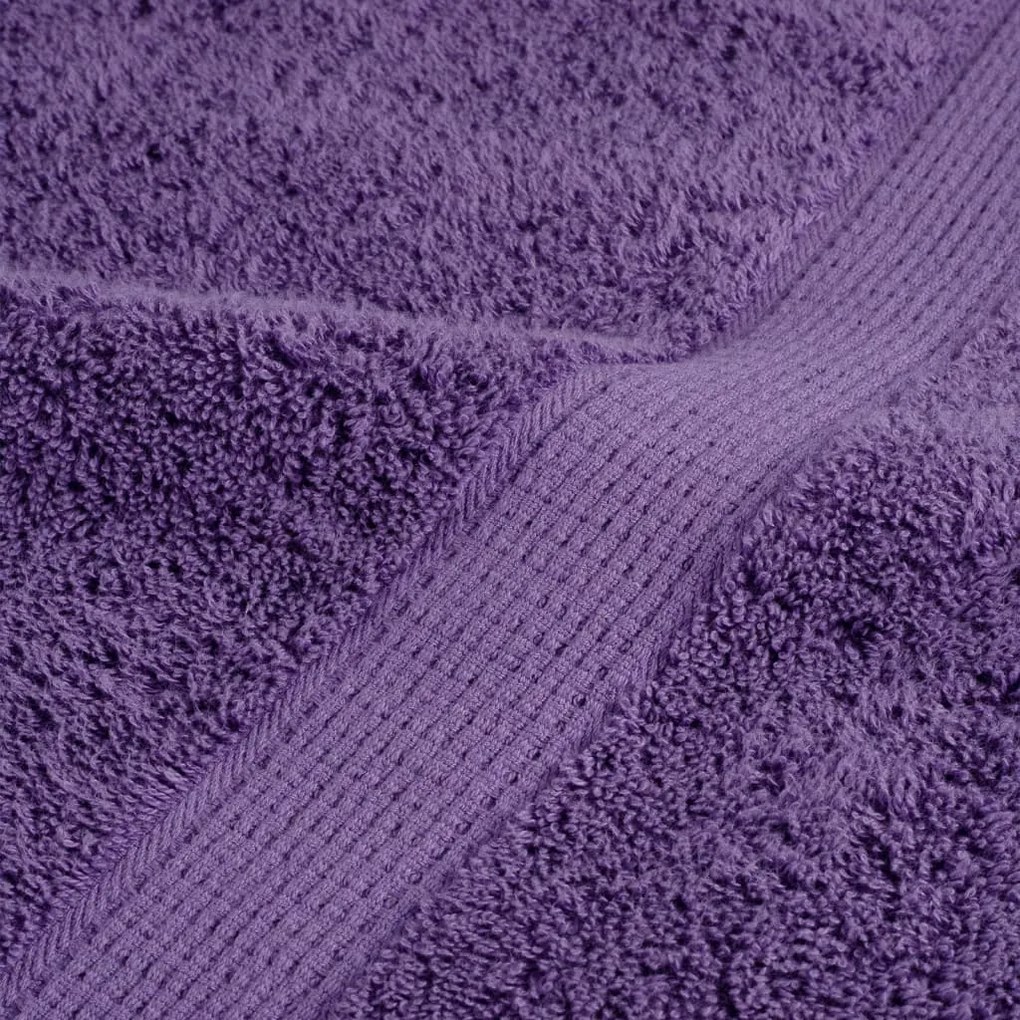 Premium ručníky SOLUND 2 ks fialové 70 x 140 cm 600 g/m² 137356
