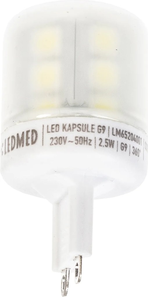 LEDMED LED kapsule studená bílá 2,5 W G9 LM65204001