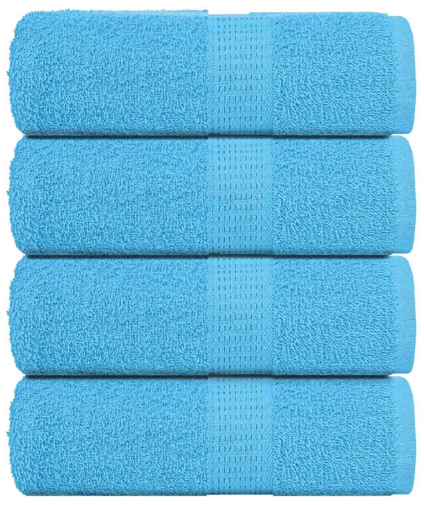 Ručníky FROGN 4 ks tyrkysové 30x30 cm 360 g/m² 136969