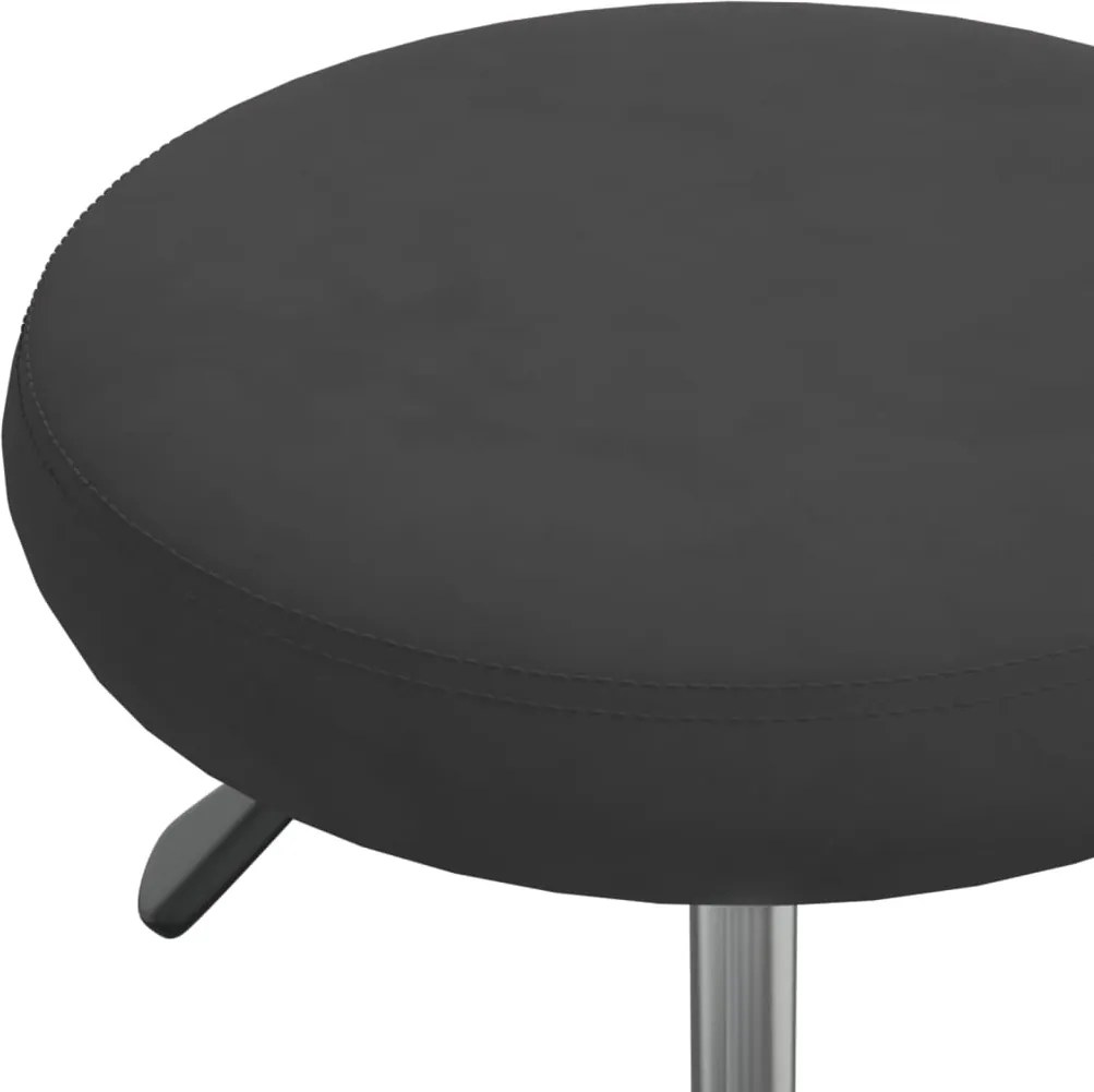 Otočná kancelářská židle černá samet 333171