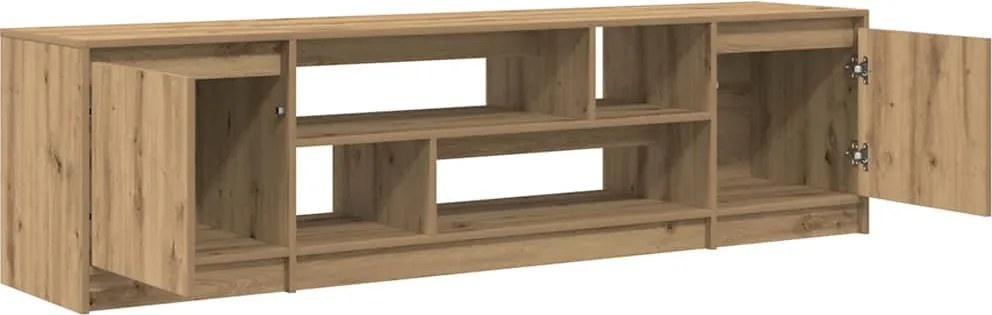 TV skříňka dub artisan 188,5x41x50 cm kompozitní dřevo 3328425
