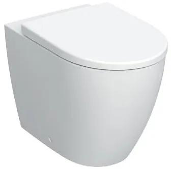 Geberit iCon - Stojící WC se sedátkem SoftClose, vodorovný odpad, Rimfree, bílá 502.383.JT.1