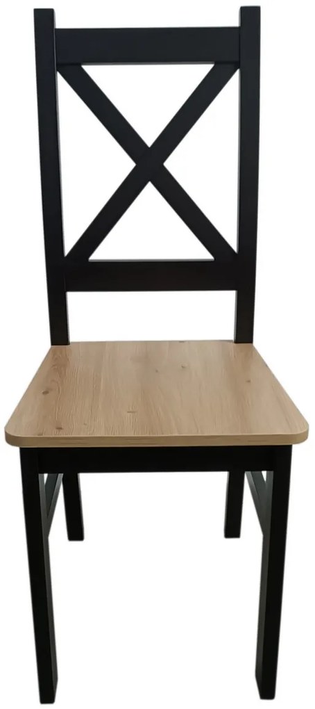 Jídelní židle BINGO barva černá/artisan