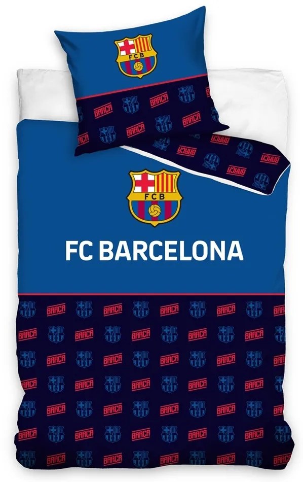 Bavlněné povlečení FC Barcelona Forever, 140 x 200 cm, 70 x 90 cm
