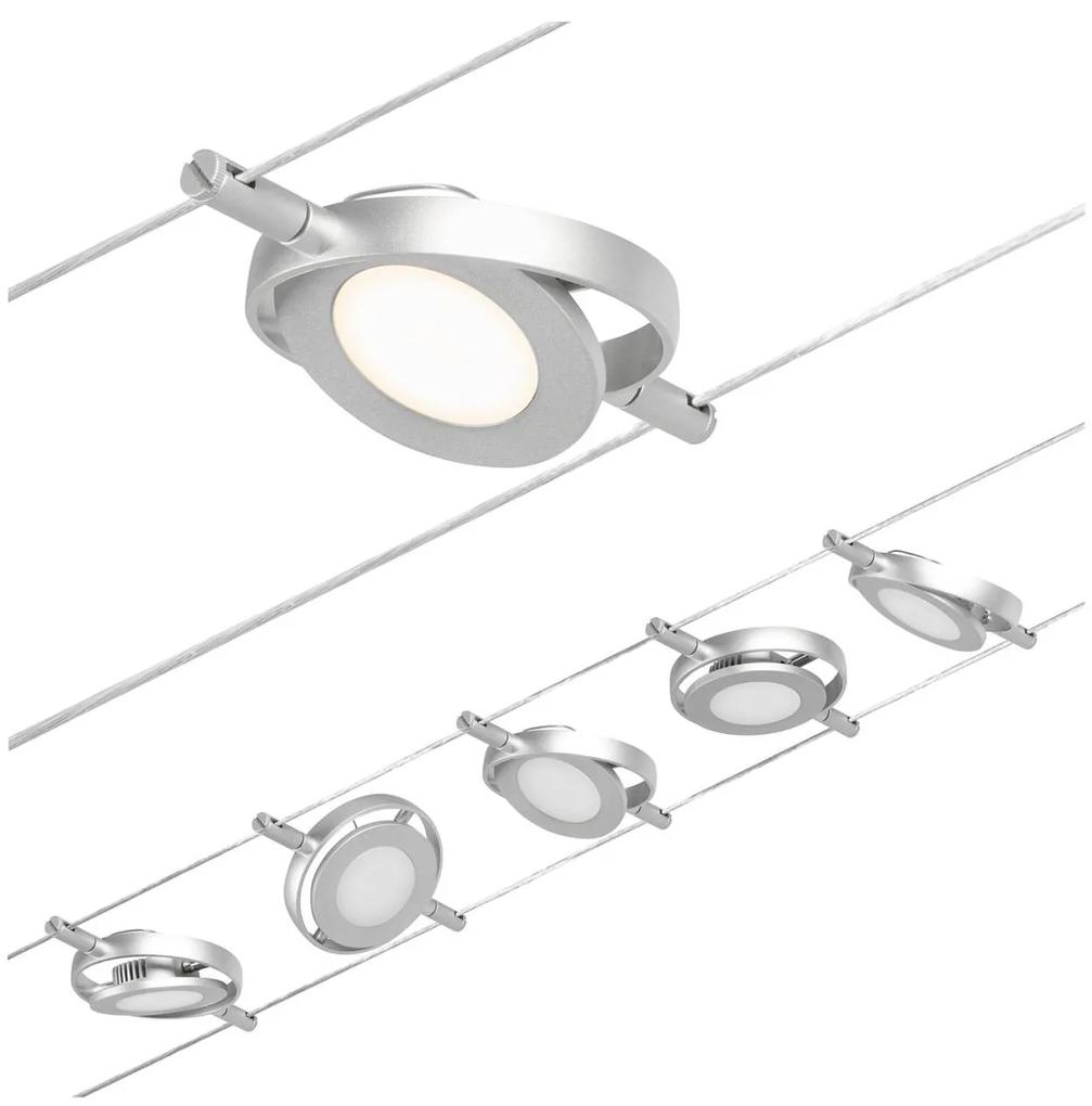 Paulmann Wire RoundMac LED lankový systém 5x chrom