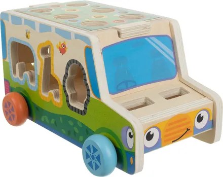 Třídič - dřevěné auto Kruzzel 26250