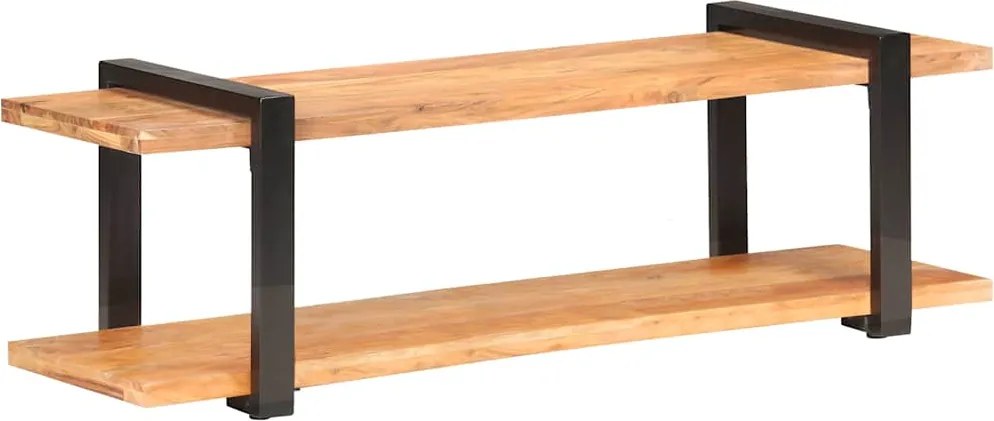 TV stolek 130 x 40 x 40 cm masivní akáciové dřevo 320496