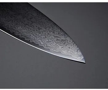 DELLINGER NŮŽ GYUTO / CHEF 240 MM SUNCRAFT SENZO TWISTED OCTAGON DAMASCUS