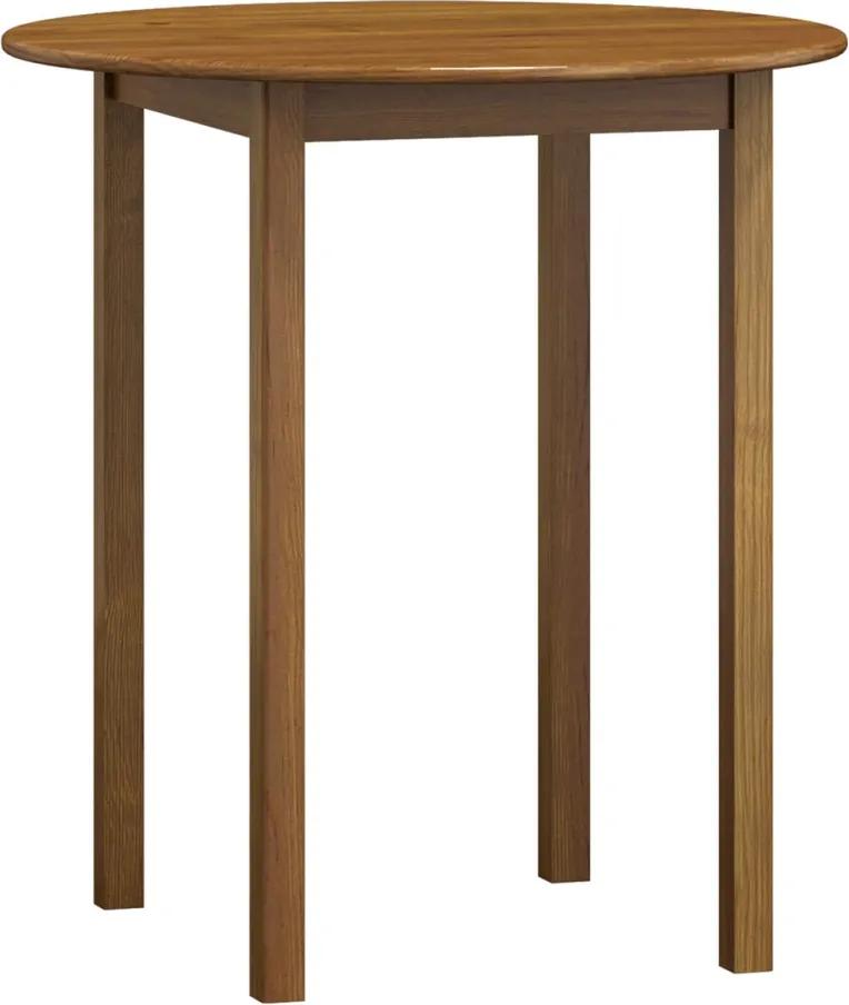 AMI nábytek Stůl průměr dub č3 80 cm