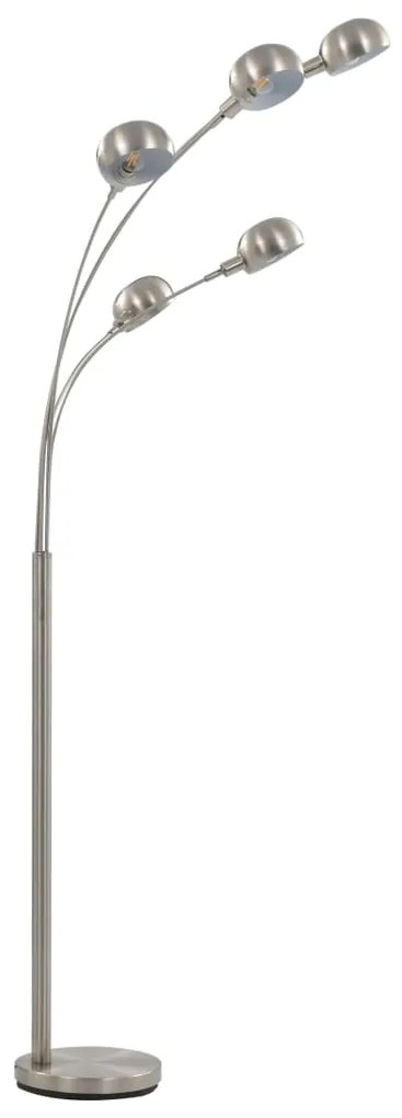 vidaXL Marketos Stojací lampa 200 cm 5 x E14 stříbrná