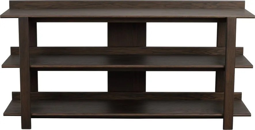 Konzolový stolek s deskou v dubovém dekoru v tmavě přírodní barvě 43x150 cm Kilian – Rowico