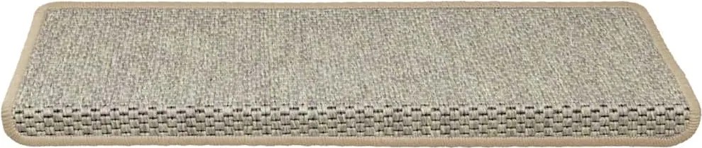 Samolepicí rohože na schody Sisal-Look 30 ks 65x21x4 cm světle zelená 3365887