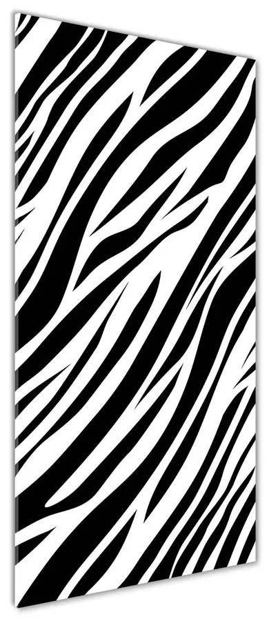 Wallmuralia Foto obraz sklo tvrzené Zebra pozadí 50x125 cm