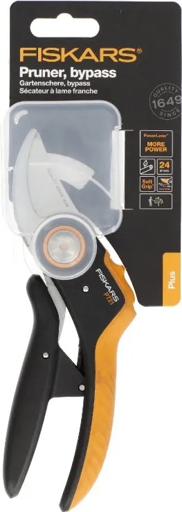 Nůžky FISKARS POWERLEVER+ P721 ruční dvousečné 1057170 10174