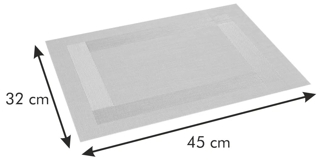 TESCOMA Prostírání FLAIR FRAME 45 x 32 cm, perleťová