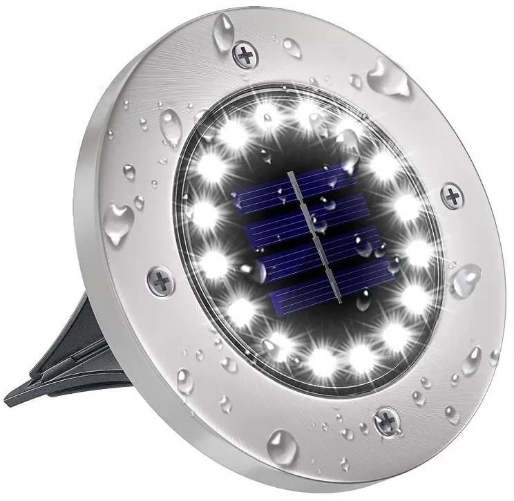 Bezdoteku LEDsolar 16Z venkovní světlo k zapíchnutí do země 1 ks, 16 LED, bezdrátové, iPRO, 1W, studená barva