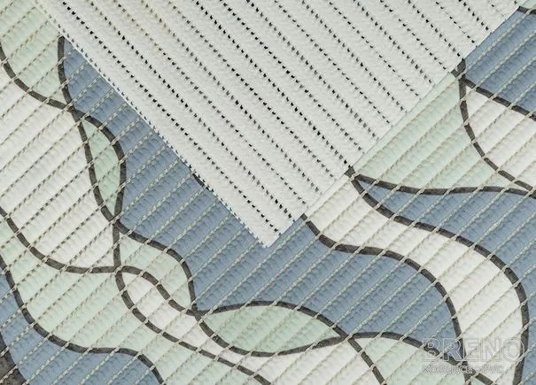 Breno Koupelnová pěnová předložka SOFTY-TEX 79856 vlnky, šíře 65 cm, Vícebarevné