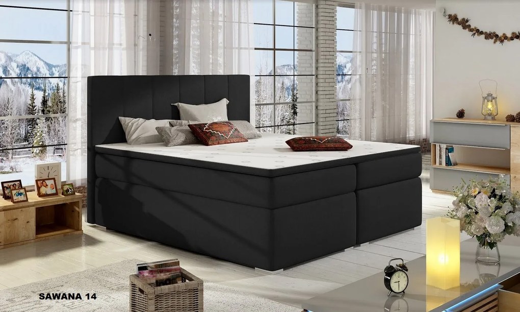 Boxspring BART 140/200 (ekokůže Soft 11)