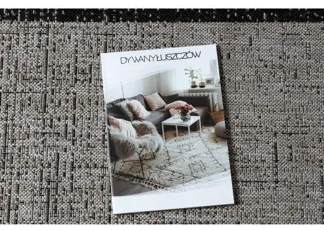 Dywany Luszczow Kusový koberec SIZAL FLOORLUX 20401 vzor rámu stříbrný / Černá Rozměr koberce: 240 x 330 cm