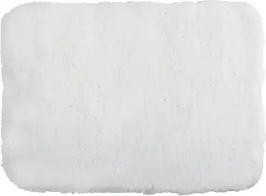 MSV MICROFIBER bílá / Koupelnová předložka / 50 x 70 cm / polyester /