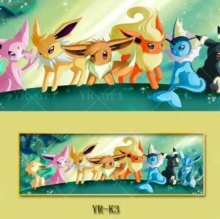 Obrázek na plátně Pokémon, více motivů Motiv: YR-K3, Rozměry (cm): 20x60 cm