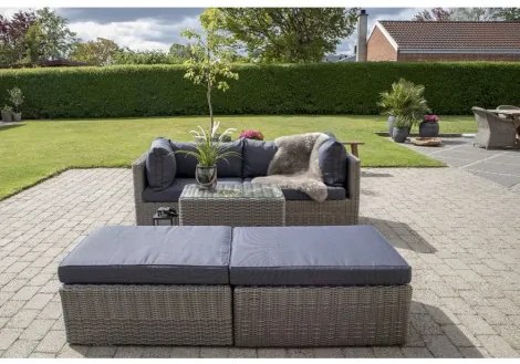 Variabilní zahradní set ROSSI - 2 pohovky a stolek House Nordic 7701010
