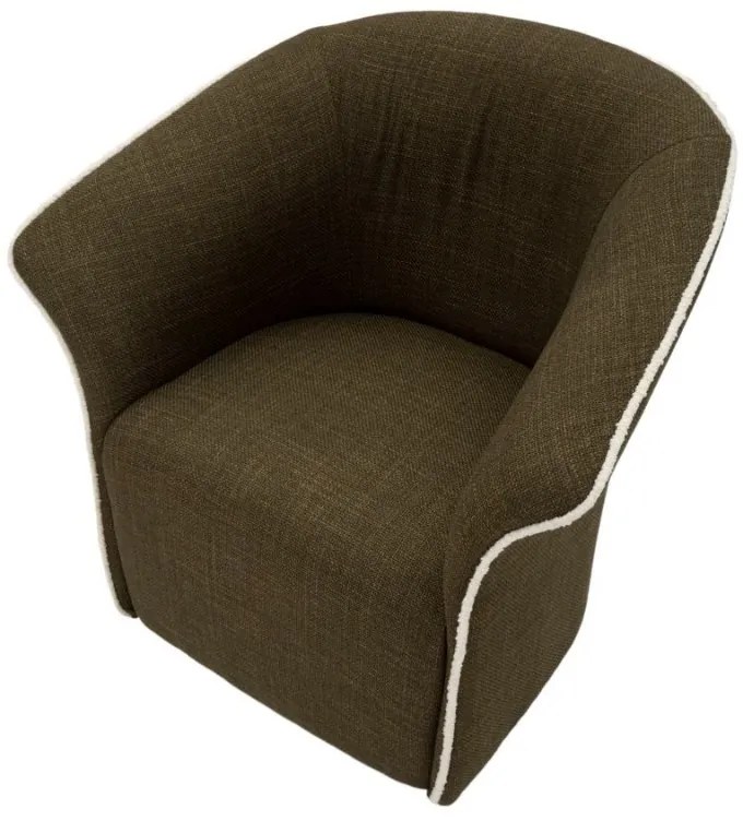 Designové otočné křeslo Felony zelené