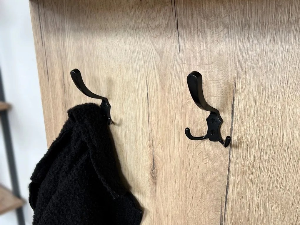 In-Design Nábytkový věšák Lungo černý velký