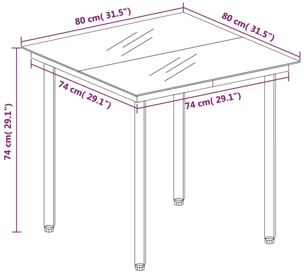 5Dílný Zahradní Jídelní Set S Poduškami Světle Šedý Polyratan - Světle šedá / 4 / 80 x 80 x 74 cm