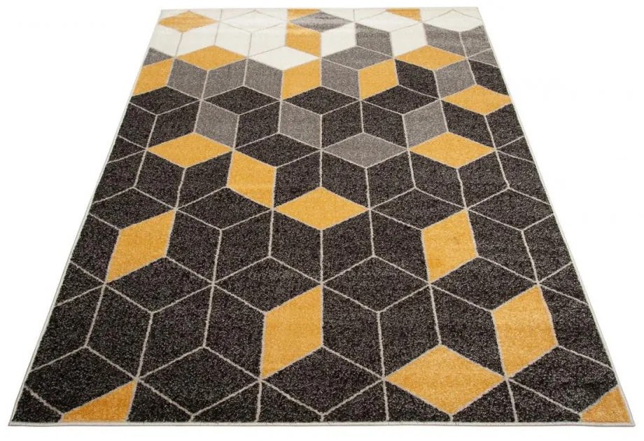 Kusový koberec Brevis hnědo žlutý 160x229cm