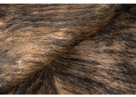 Dywany Luszczow Kobercová umělá hovězí kůže, kráva G5072-1 hnědá kůže Rozměr koberce: 155 x 195 cm