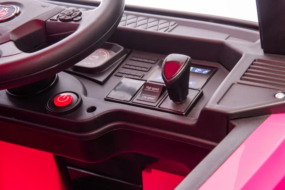 LEAN CARS Elektrické auto na baterie Scania 500R HL698 růžové 4x4