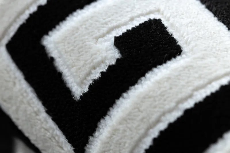 Dywany Łuszczów, Kusový koberec Gloss 6776 85 greek black/ivory, 120x170, černobílá, chodba / předsíň